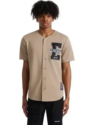 ECKO UNLTD. The Dinger Button Front Top Taupe