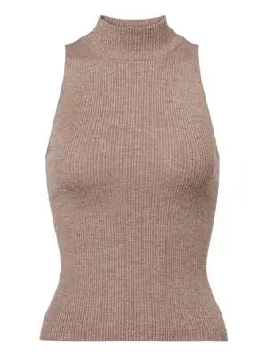 BRUNELLO CUCINELLI Brunello Cucinelli Ribbed-Knit Turtleneck Top