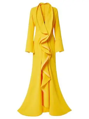 Maticevski Jupiter Draped Gown - Yellow