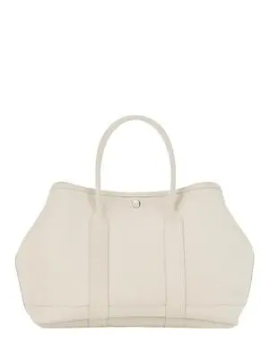 EZRA ARTHUR Audrey Velvet Leather Tote Bag Ash