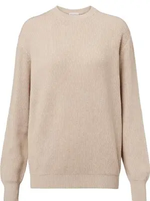 Brunello Cucinelli Cotton Sweater - Beige