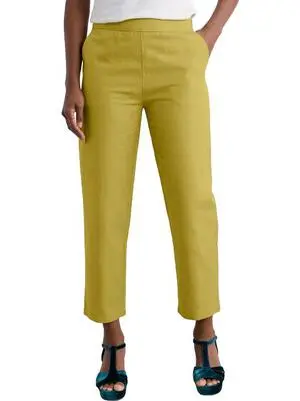 SEASALT CORNWALL Westlin Straight-leg Suit Pants - Lime