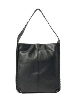 URBAN ORIGINALS Knowing Vegan Leather Shoulder Bag - Black