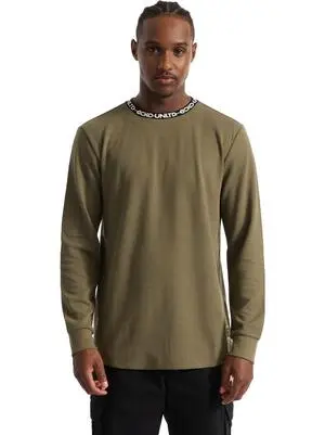 ECKO UNLTD. Keep Your Head Up Thermal Top - Olive