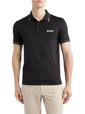 BOSS Paul Pro Active Performance Polo Black