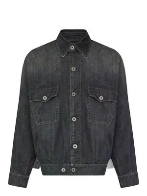 MAISON MARGIELA Denim Shirt Jacket - Black