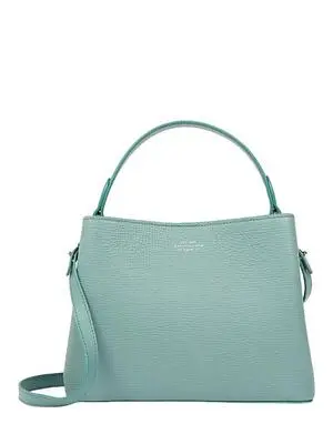 Smythson Smythson Ludlow Day Crossbody Bag Mineral Green