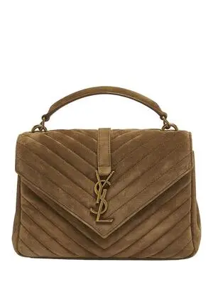 Saint Laurent College Medium Flap Bag - Golden Leaf