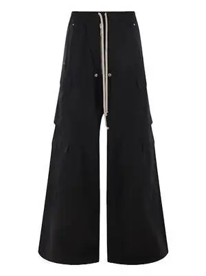 Rick Owens Tencel Double Cargo Jumbo Belas Pants - Black
