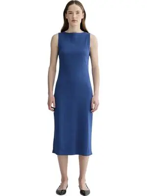 Everlane Selfie Tank Top Midi Dress - Bright Cobalt