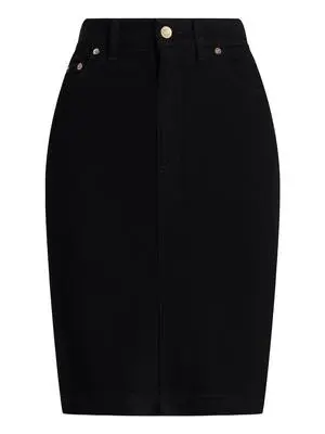 Dolce & Gabbana Denim Midi Skirt - Multicolor