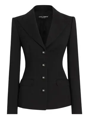 Dolce & Gabbana Single-breasted Dolce Jacket - Black