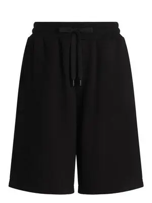 Dolce & Gabbana Cotton Jersey Jogging Shorts - Black
