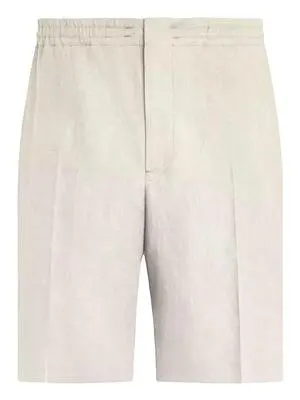 Zegna Oasi Lino Shorts - White