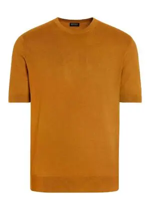 Zegna Cotton T-shirt Yellow