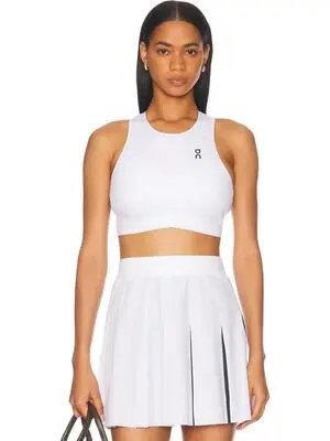 On Court Crop Top - White