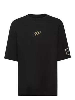 PLEIN SPORT Label T-shirt - Black