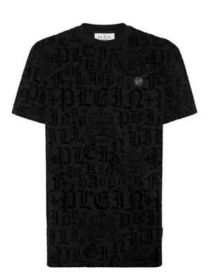 Philipp Plein Gothic Plein-print T-shirt - Black