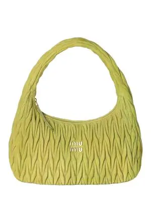 Miu Miu Wander Shoulder Bag - Green