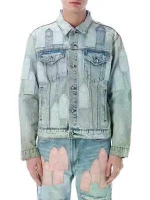 WHO DECIDES WAR Patch-detailing Jacket - Blue
