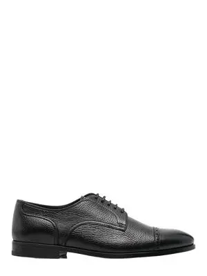 HENDERSON BARACCO Leather Derby Shoes - Black