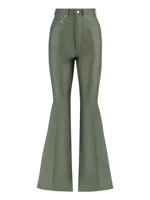 Rick Owens Pressed-crease Trousers - Green