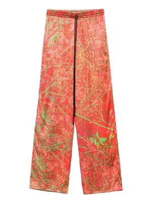 BARBARA BOLOGNA Printed Trousers - Red
