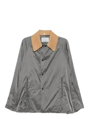 Kolor Button-up Shirt Jacket - Grey