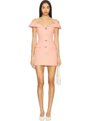 Line & Dot Kasia Mini Dress - Coral
