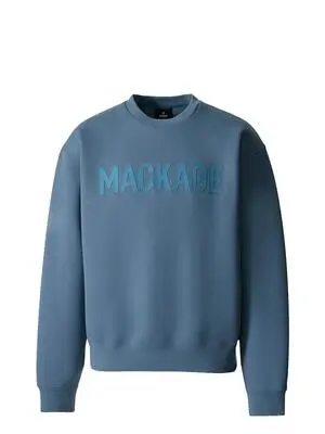 Mackage Double-face Jersey Logo Sweatshirt - Provincial Blue