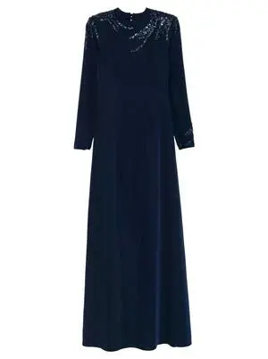 CRISTALLINI Nemesis Maxi Dress - Blue