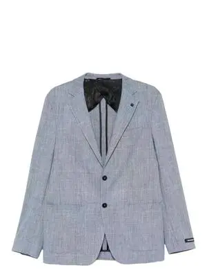 Karl Lagerfeld Patterned Blazer - Blue