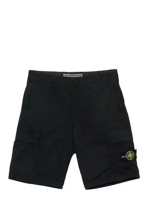 Stone Island Compass Badge Shorts - Blue