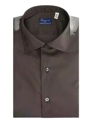 FINAMORE 1925 Button-up Shirt - Brown