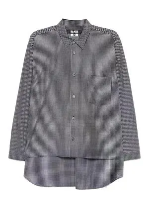 BLACK COMME DES GARÇONS Checked Shirt - Black
