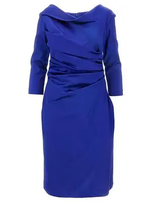 TALBOT RUNHOF Draped Midi Dress