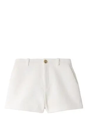 Gucci Cotton-blend Bouclé Shorts - Off-white