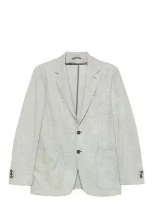 Canali Textured Blazer - Green