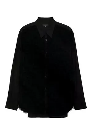 Comme Des Garçons Pompom Detailing Shirt - Black