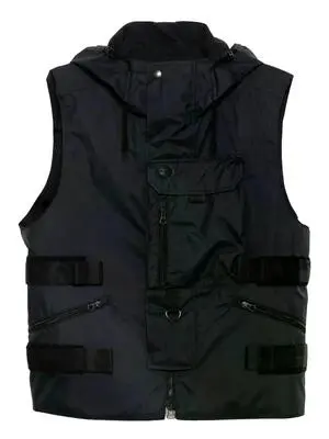 Junya Watanabe Zip-up Gilet - Black