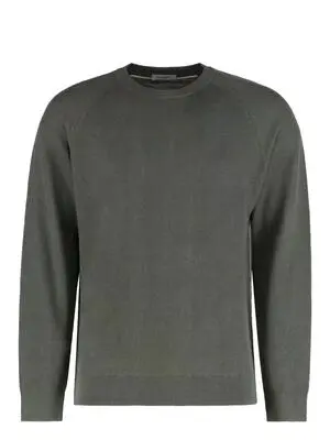 PAOLO PECORA Crew-neck Sweater - Green