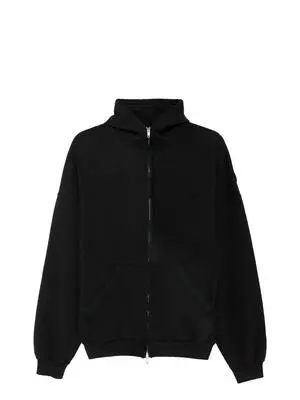Balenciaga Logo-print Hoodie - Black