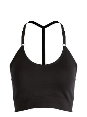 REPRESENT Owners Club Seamless Low Impact Bra Top - Jet Black