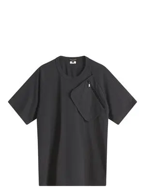 Comme Des Garçons Zip Short Sleeve T-shirt - Black