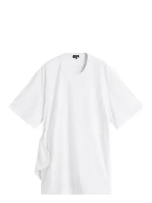 Comme Des Garçons Zip Short Sleeve T-shirt - White