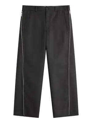 Comme Des Garçons Wool Zip Trouser - Black