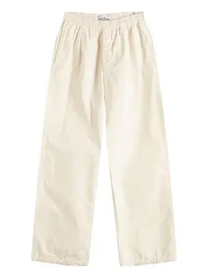Stone Island Marina Organic Cotton Tela Pleated Trousers - Ivory