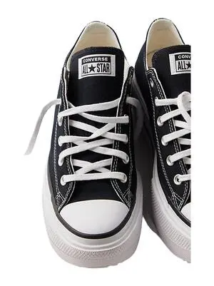 CONVERSE Chuck Taylor All Star Lift Double Stack Sneakers - Black/white/black