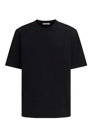 Marni Neck Logo T-shirt - N Black