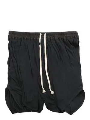 Rick Owens Dbl Long Boxer Shorts - Black